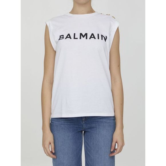 Balmain | Tops | Balmain Womens White Top | Poshmark